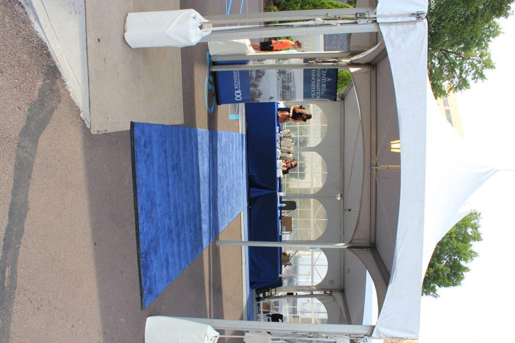 tent entrance walkway - Scranton Party